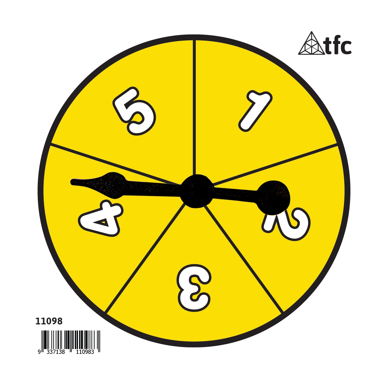 spinner; numerals 1-5 – The Small Folk