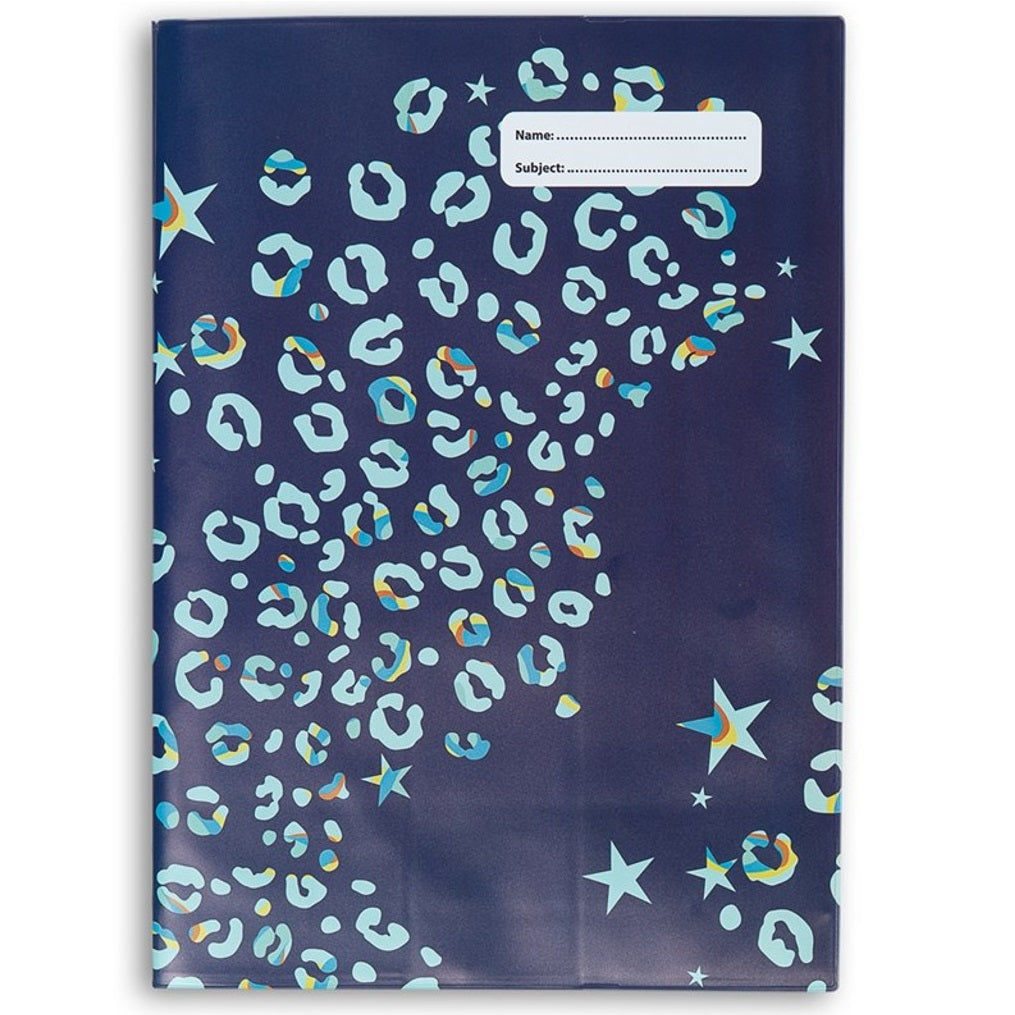 a4 school book cover; leopard – The Small Folk